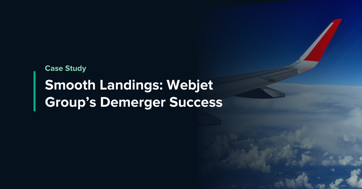 Case Study: Webjet Group achieves a seamless demerger and ASX listing